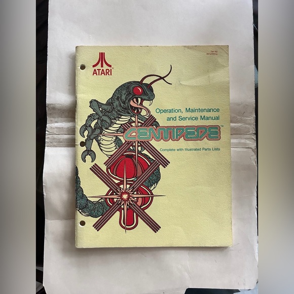 Other | Centipede Arcade Game Manual And Schematics | Poshmark